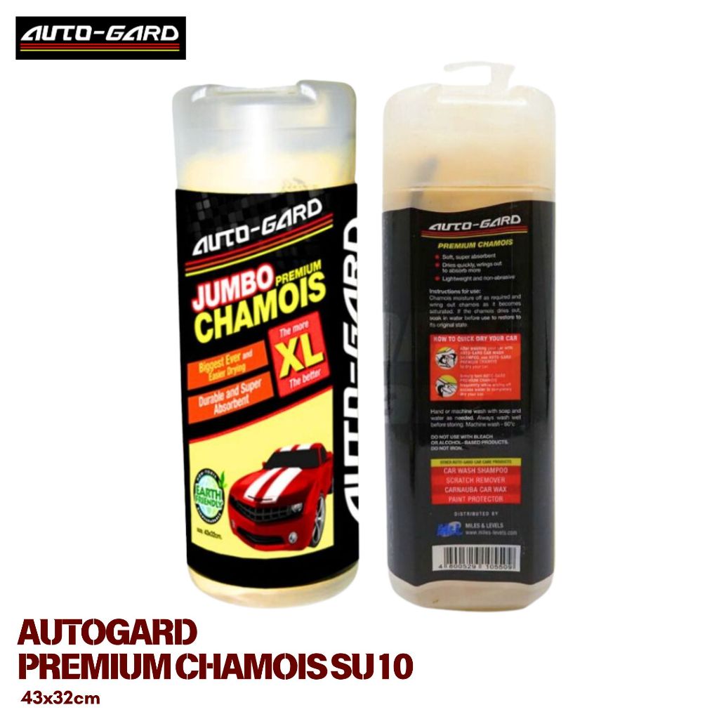 Original Autogard Premium Chamois Jumbo SU10 Car and Motorcycle Wash ...