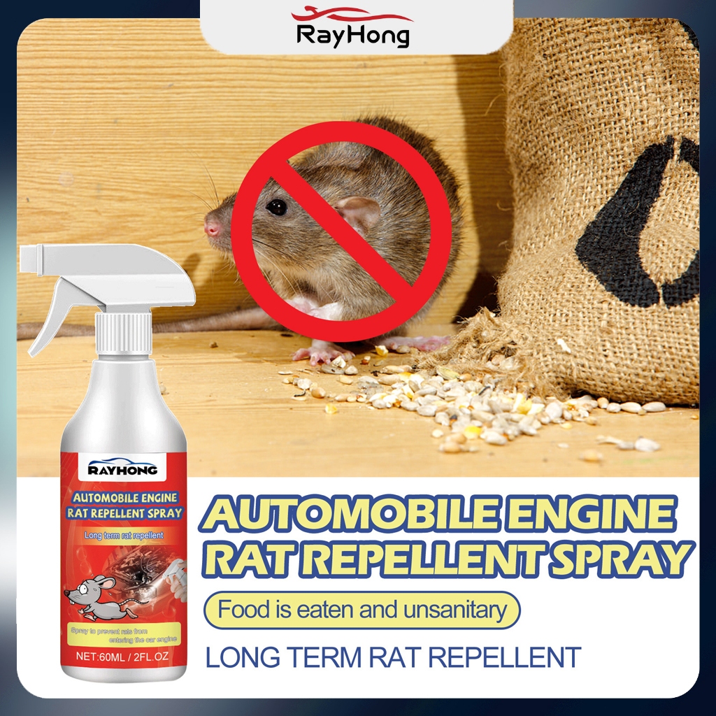 Rayhong Automobile Engine RAT Repellent Spray 60ml for Car Engines ...