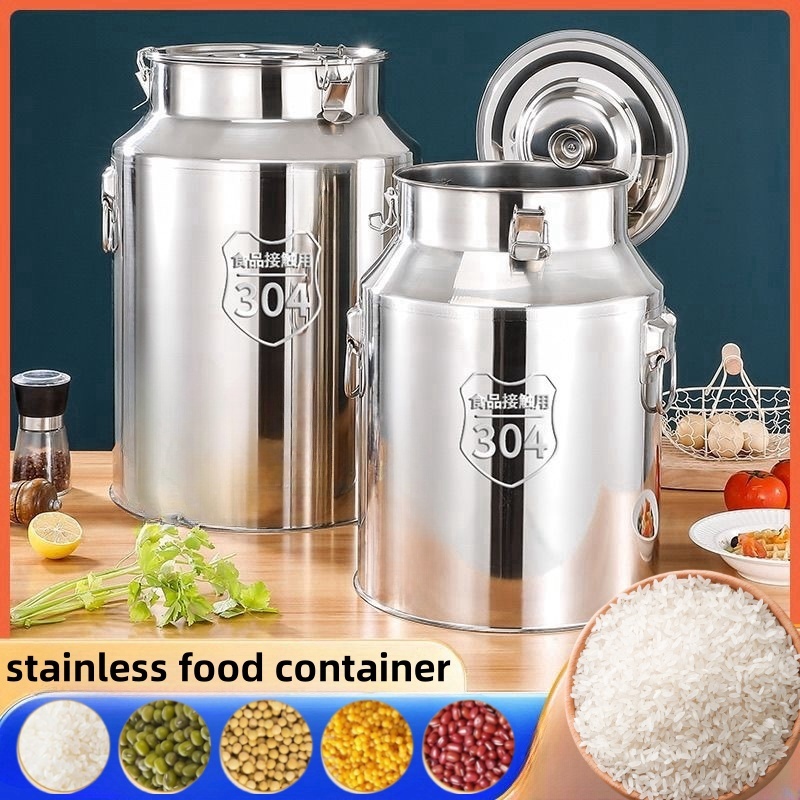 10L-60L rice dispenser lagayan ng bigas 25 kilos/ 5kg /10kg/ 50kg with lid airtight big ...