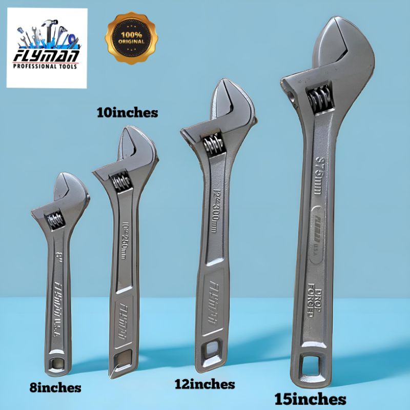 Adjustable wrench Flyman original | Shopee Philippines