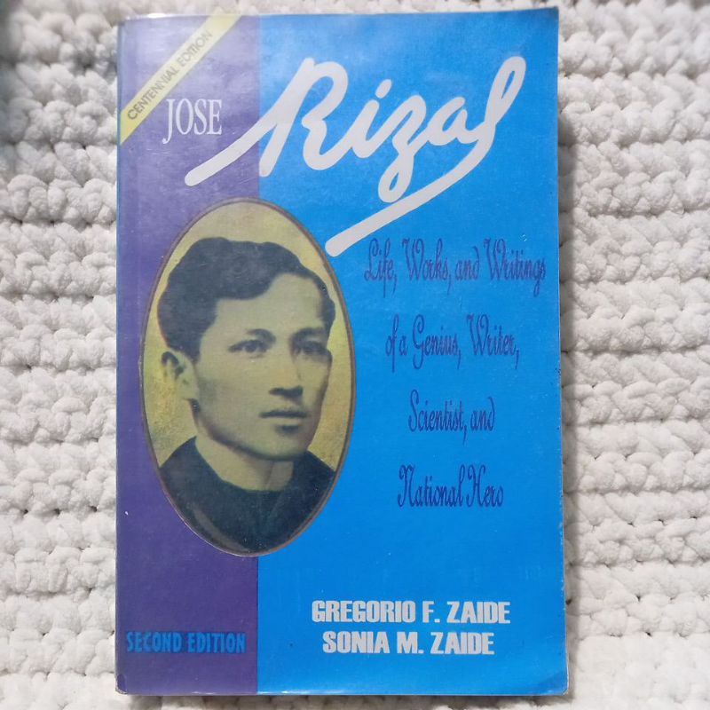 Rizal Lige, Works and Writings Zaide History Hero Jose Rizal Bayani ...