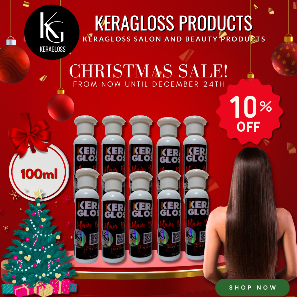 KERAGLOSS Hair Botox Botanical Formula Frizz Eliminator With Lanolin ...