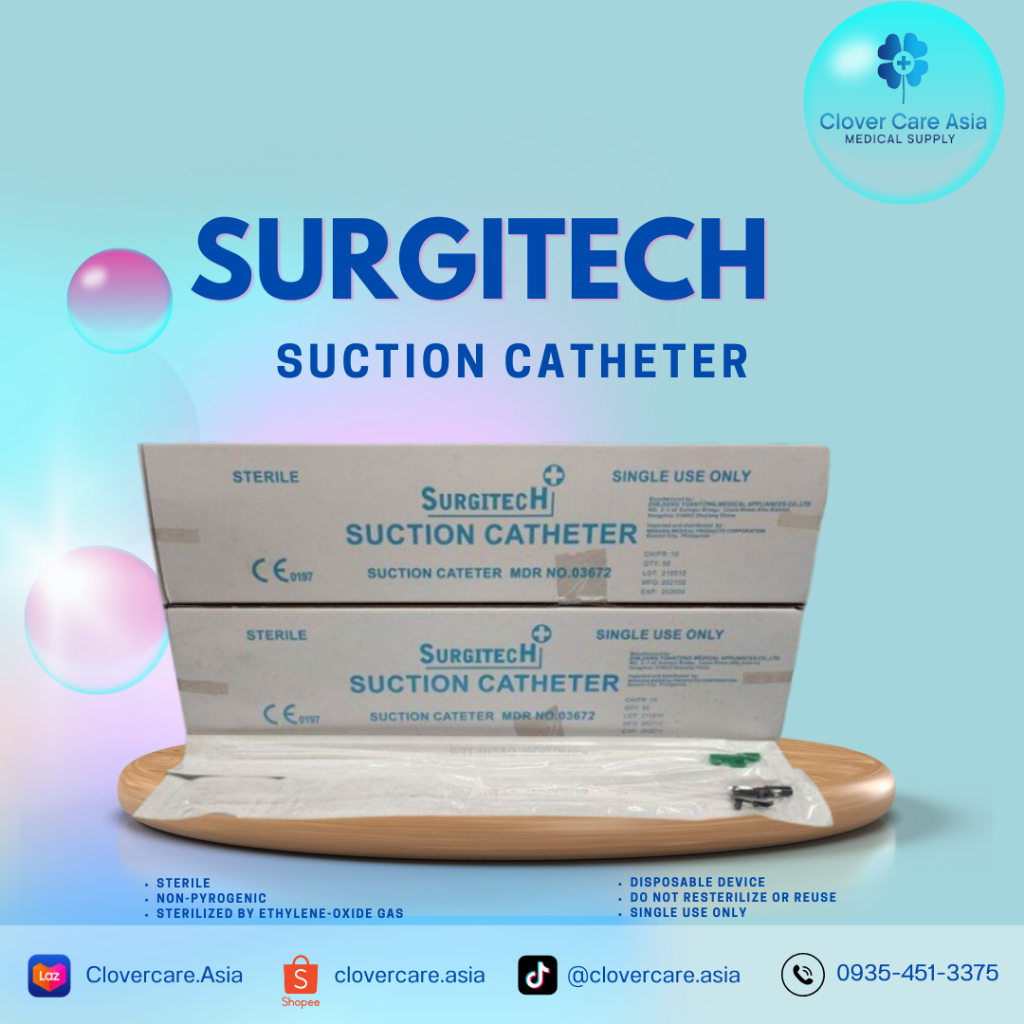 SURGITECH Suction Catheter (50's/Box) WHOLESALE | Shopee Philippines