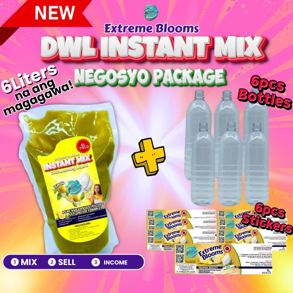 WOW INSTANT NEGOSYO KIT! 6 LITERS YIELD!! (2 sets per check out only ...