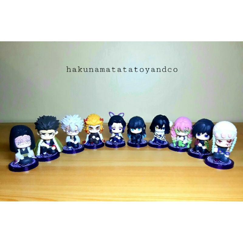 Demon Slayer Kimetsu No Yaiba Hashira Full Set Figure Anime Suwarasetai ...