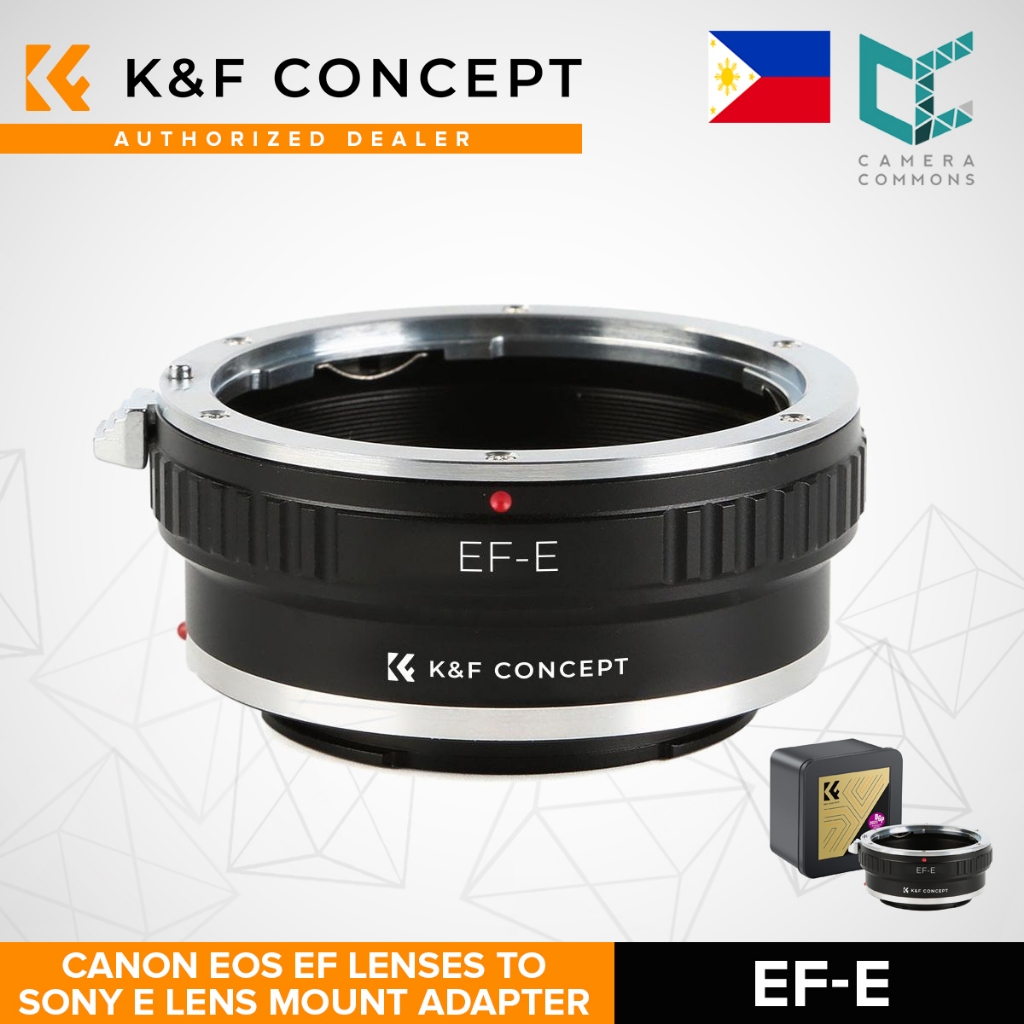 K&F Concept Canon EF Lenses to Sony E Mount Camera Adapter EF-E ...
