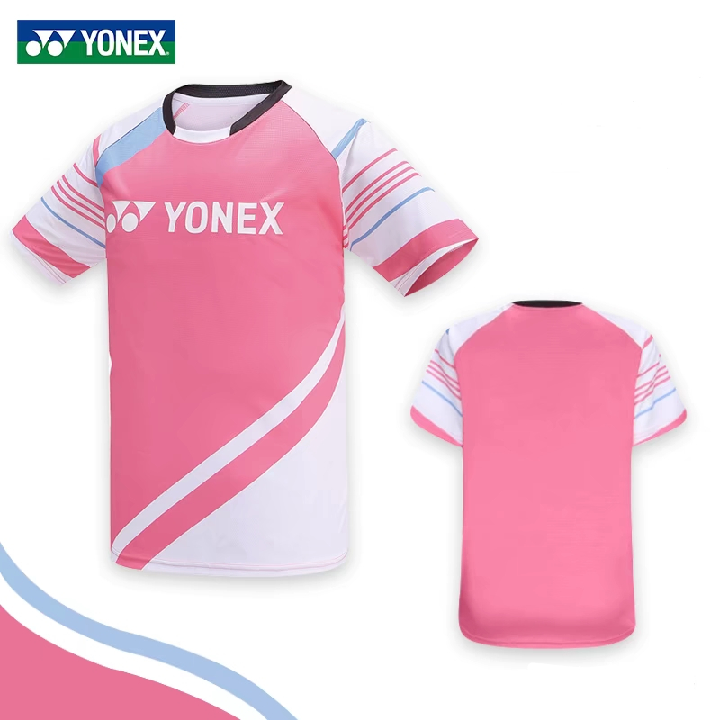 Badminton suits men's tops short-sleeved quick-drying breathable ...