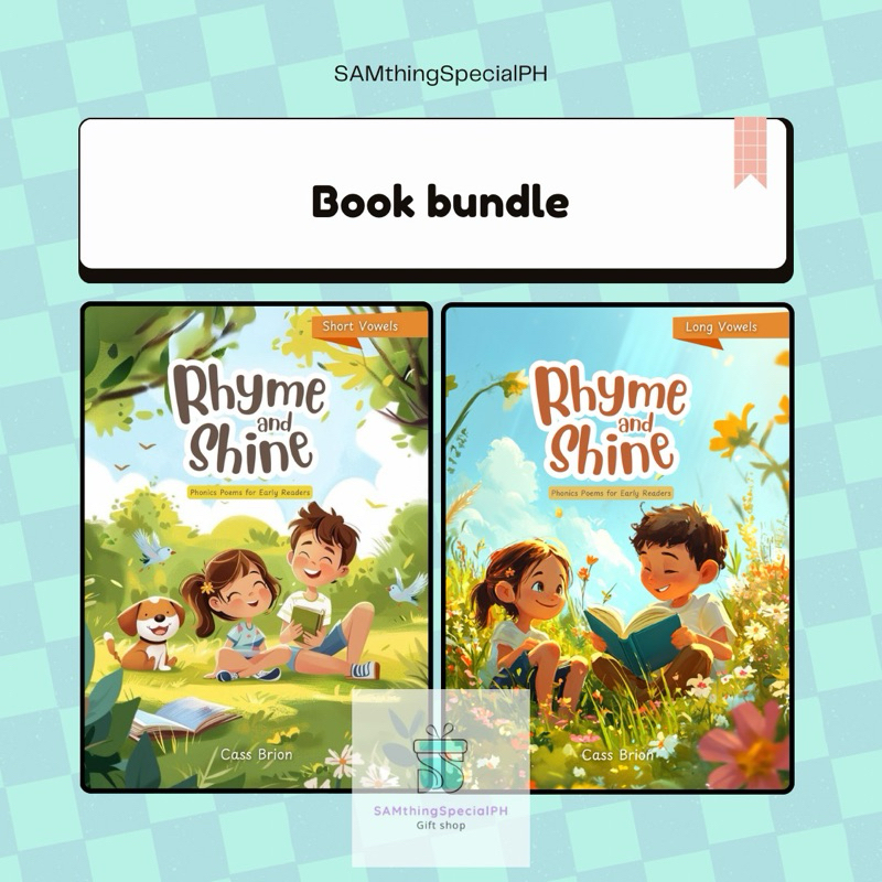 SAMthingSpecialPH Rhyme and Shine short and long vowels book bundle ...