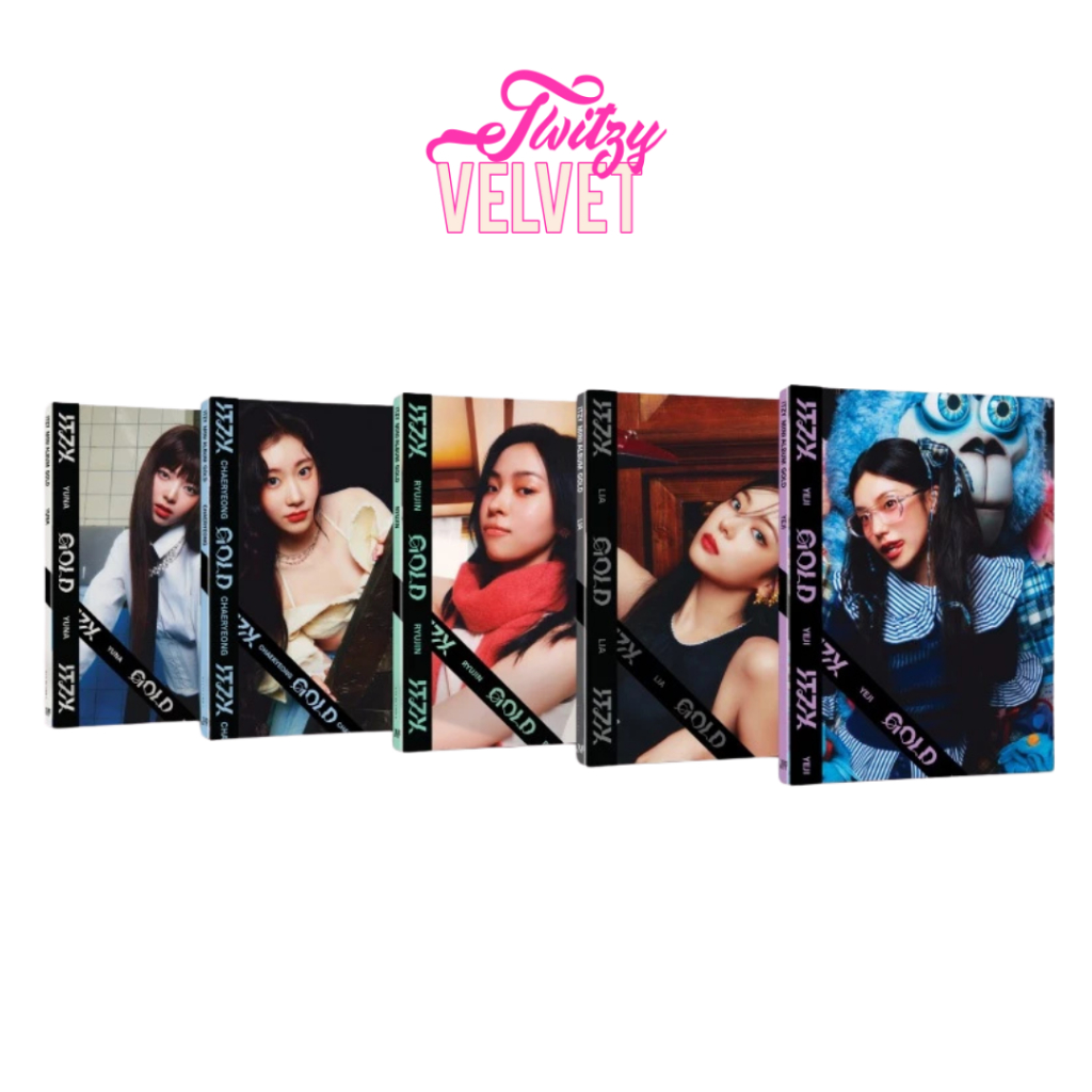 OFFICIAL Itzy Gold Digipack Version Unsealed Album (all inclusions ...