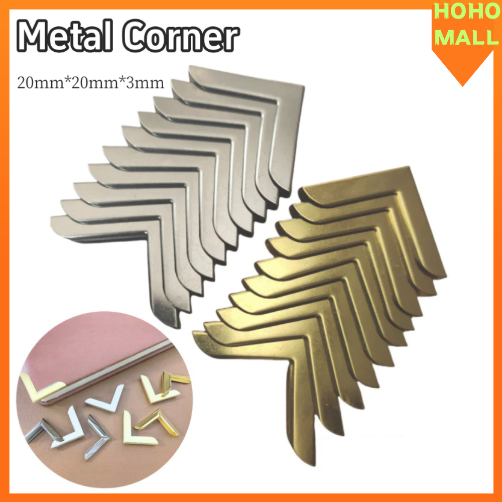 100Pcs Sintra Board Corner Metal Board Elegant Corner Bracket Protector ...