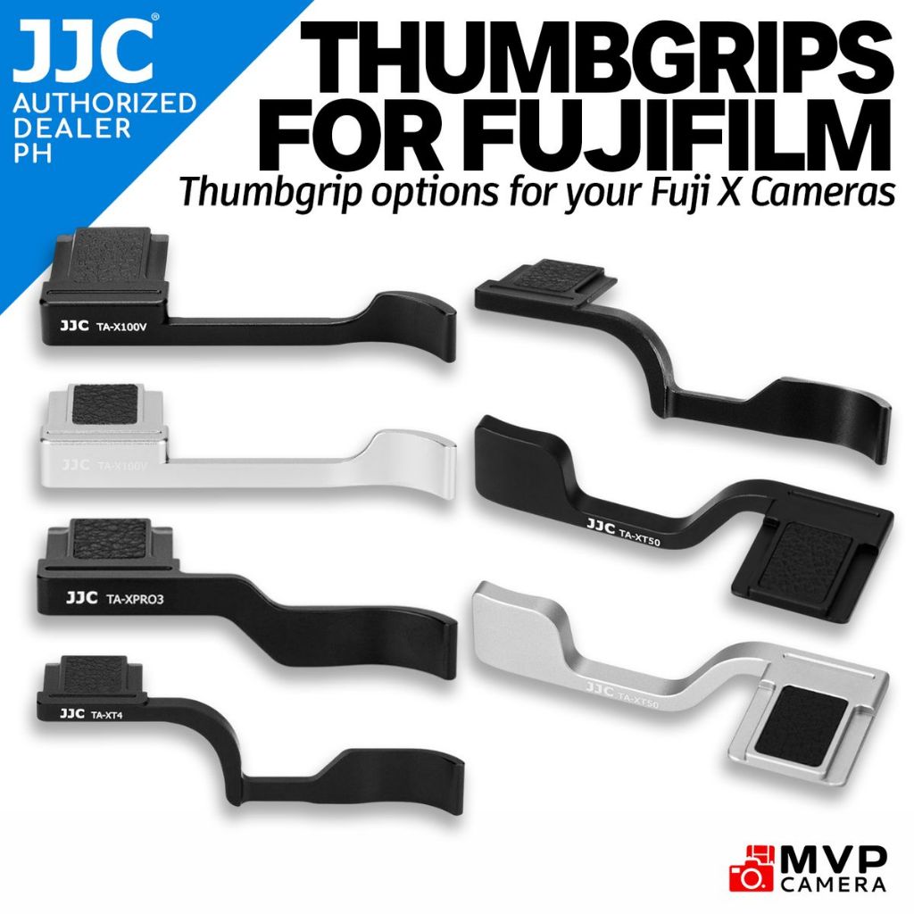 JJC Thumbs Up Grip for Fuji Fujifilm XT3 XT4 XT5 Xpro3 X100V XT50 TA-X100V TA-XT5 TA-XT50 MVP ...