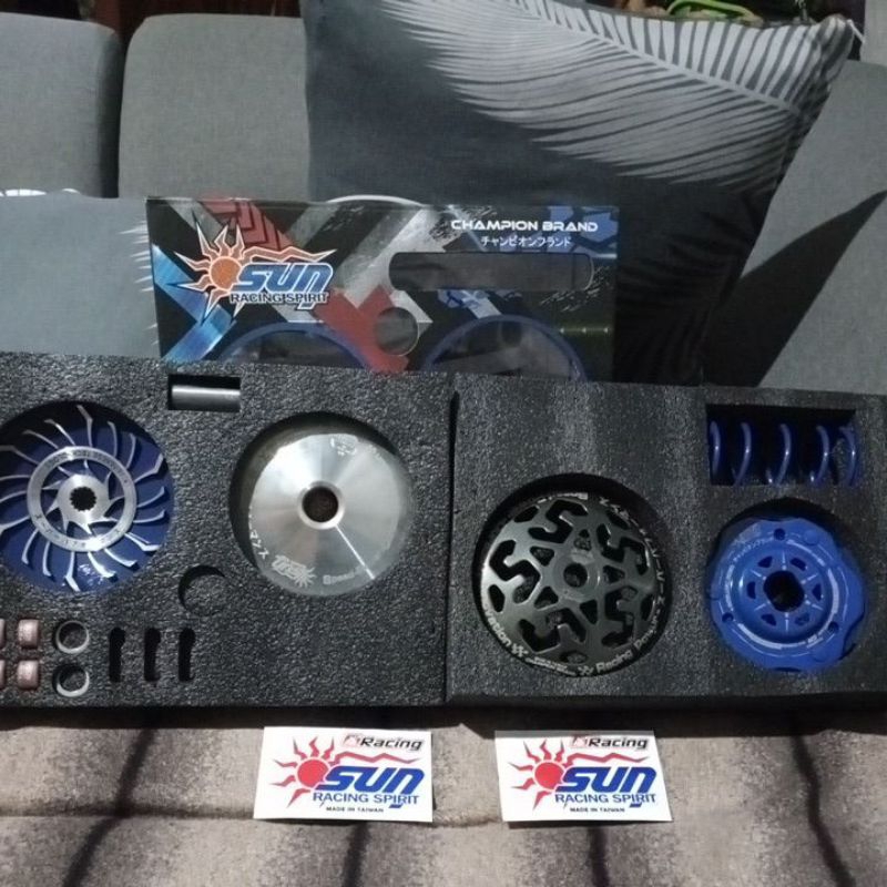 sun cvt set for mio m3/souligt/fazzio/gravis/gear | Shopee Philippines