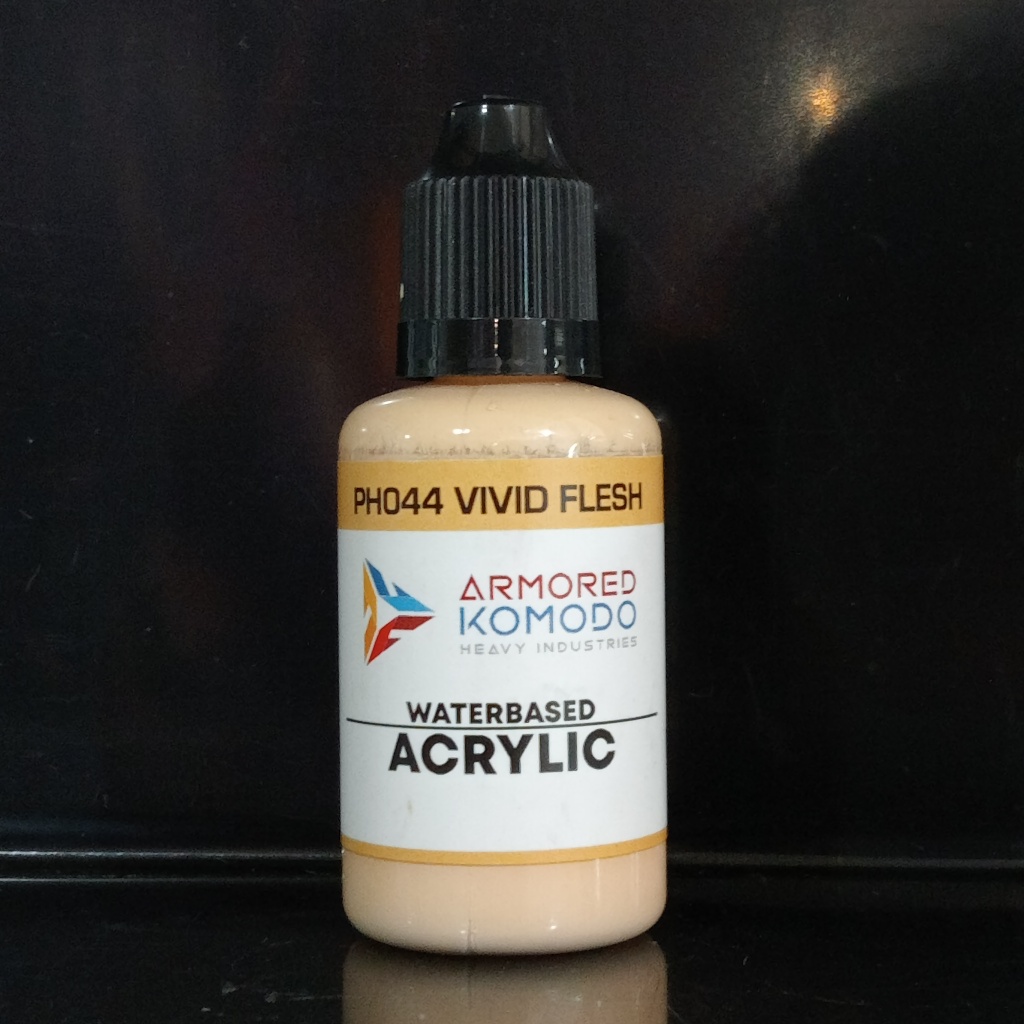 Armored Komodo Heavy Industries PH044 Vivid Flesh 30 ml Waterbased Acrylics Paint Basic Solid ...