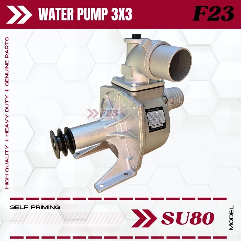 Aluminum Self Priming Water Pump SU80 3x3", SU50 2X2" | Shopee Philippines