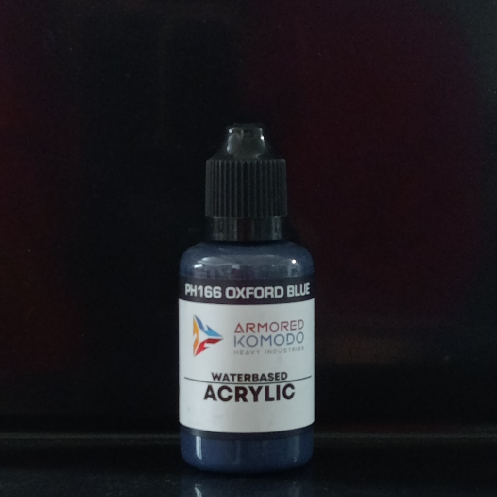 Armored Komodo Heavy Industries PH166 Oxford Blue 30 ml Waterbased Acrylics Paint Basic Solid ...