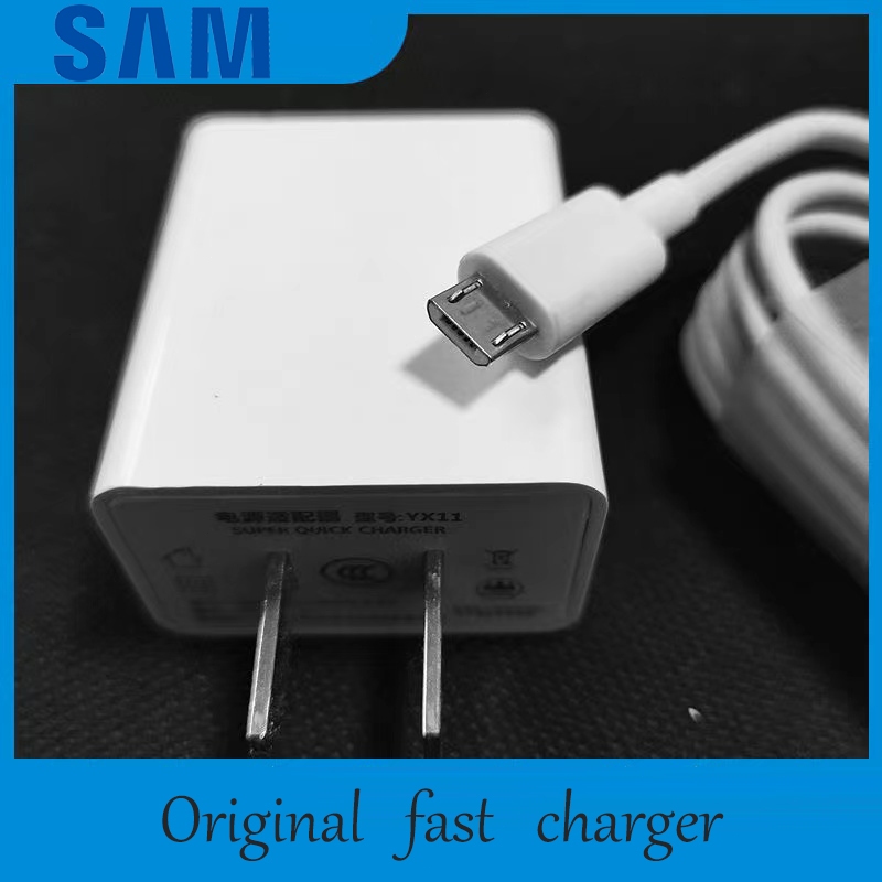 SAM Charger Original Fast Charging 18W Micro USB Cable Android Charger ...