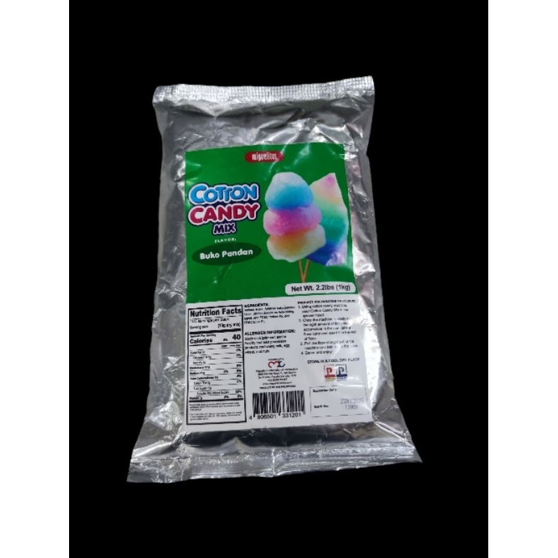 Buko Pandan Cotton Candy Sugar 1kg. | Shopee Philippines