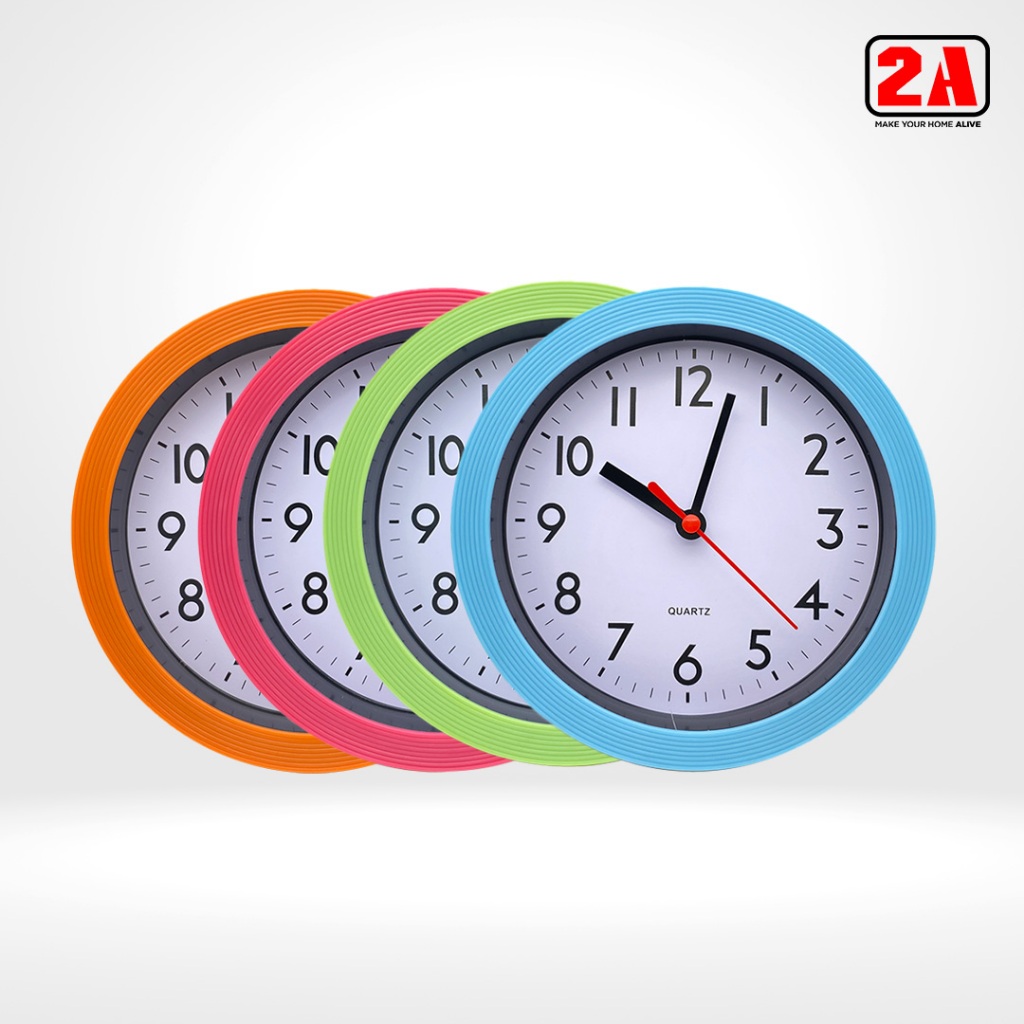 2A Wall Clock Aesthetic Small Minimalist 6" for Home Bedroom & Living ...