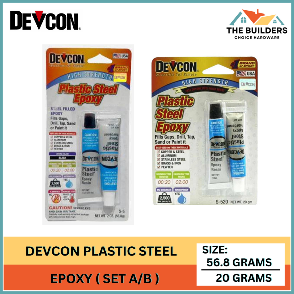 DEVCON PLASTIC STEEL EPOXY (BIG/SMALL) (WHOLESALE COD) | Shopee Philippines