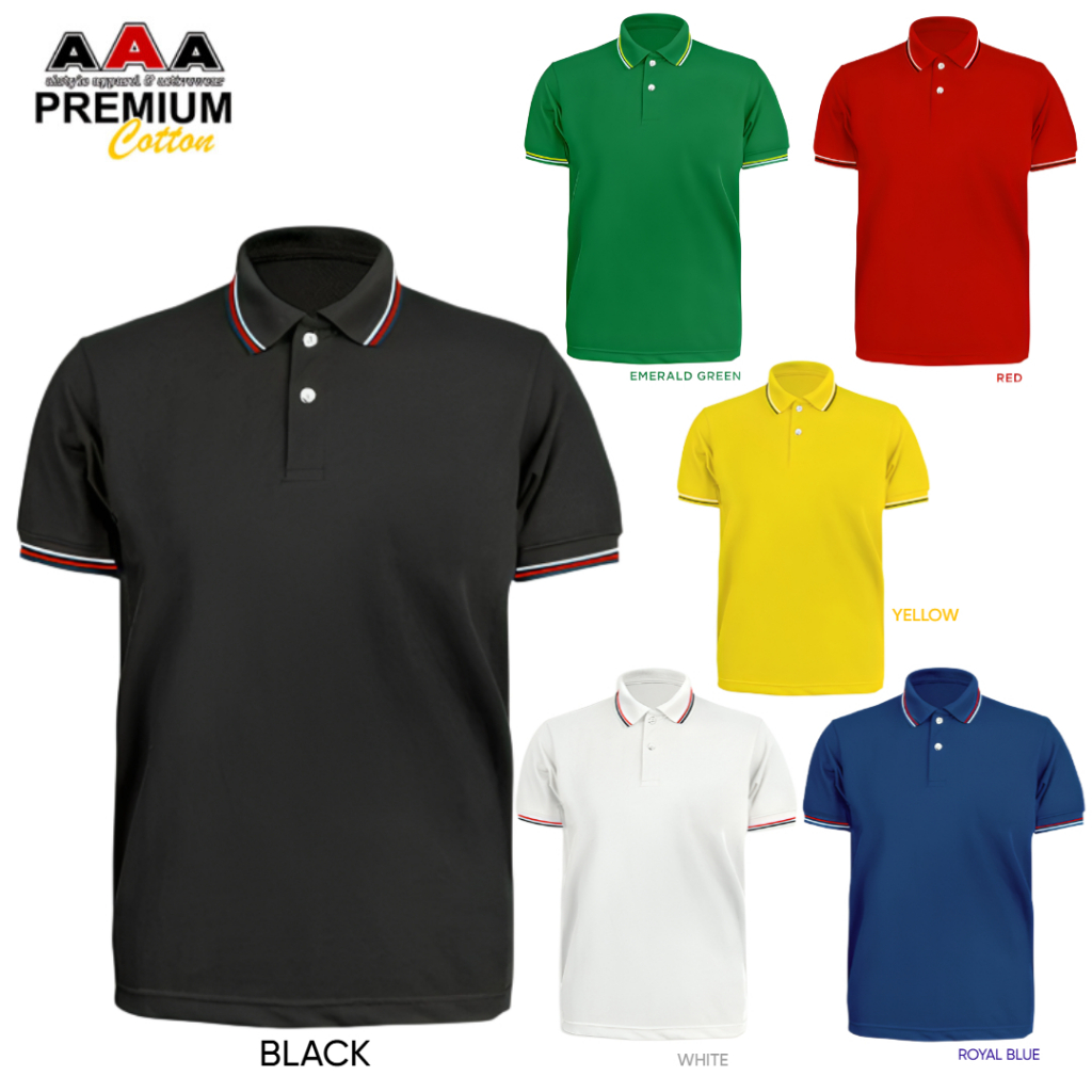 AAA PREMIUM POLO SHIRT STRIPES DESIGN 2 | Shopee Philippines