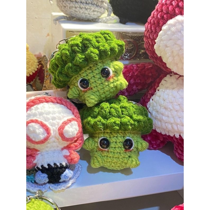 CUTE BROCCOLI KEYCHAIN CROCHET | Shopee Philippines