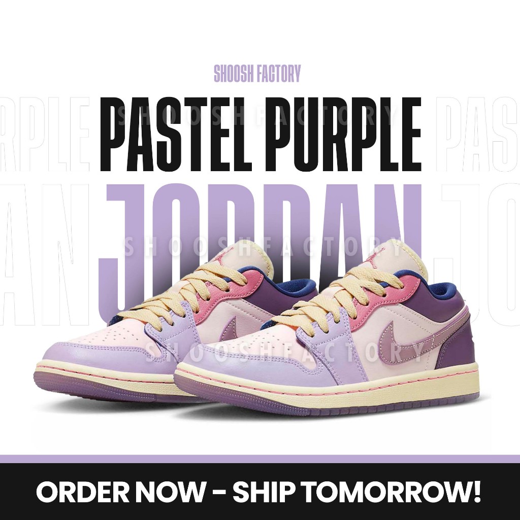 J1 Authentic Quality Pastel Purple For Men & Women Sneakers Shoes ...