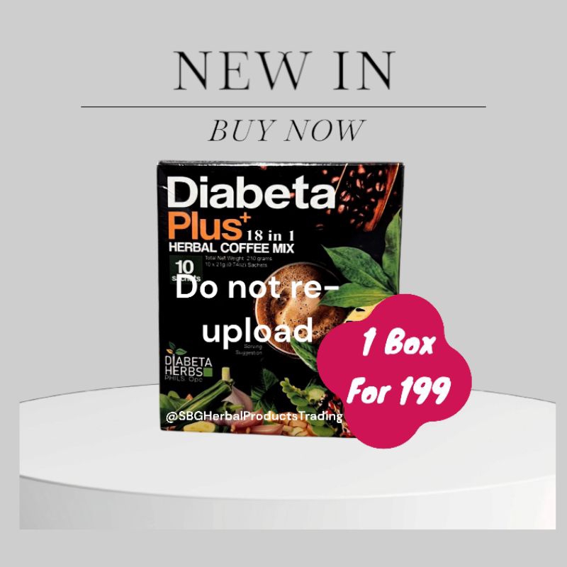 Diabeta Plus 18 in 1 Coffee. Retail Price | Shopee Philippines