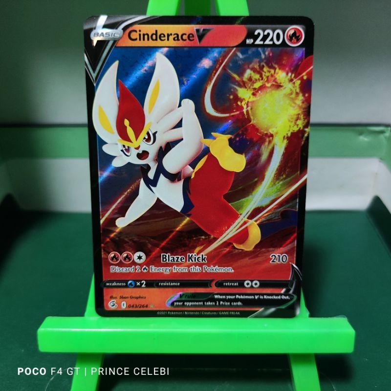 Pokemon TCG - Cinderace V | Shopee Philippines