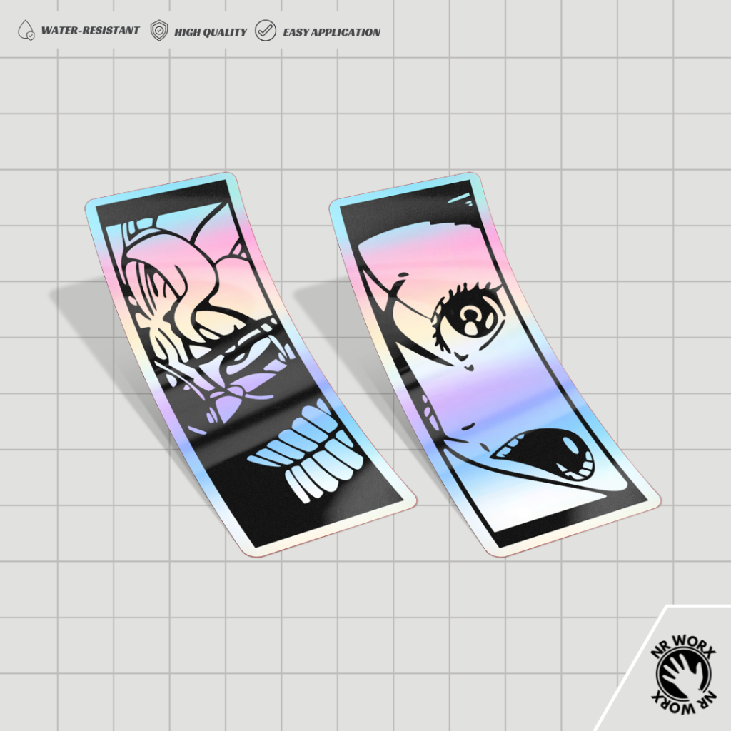 Dandadan Holographic Sticker Anime NR Worx | Shopee Philippines