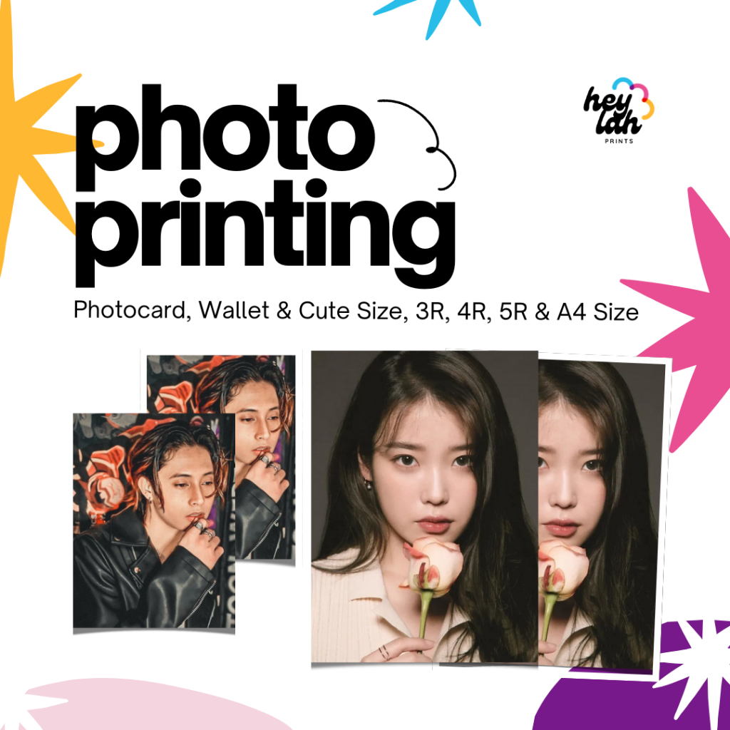 Customized Photo Printing, Wallet Size, Photo Card, 3R, 4R, 5R, A4 ...