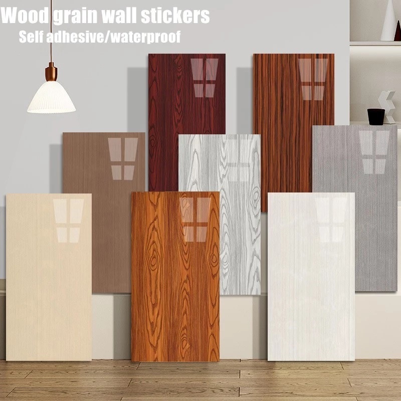 3D WOOD DESIGN WALL DECOR 1PC Self adhesive wood Wall and floor ...