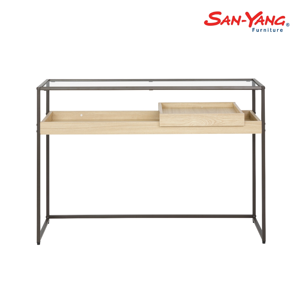 Console Table White Oak 210057 | Shopee Philippines