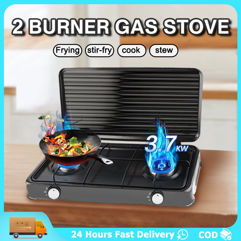 Portable Gas Stove Steel tabletop Natural/Liquefied Gas Stove Manual ...