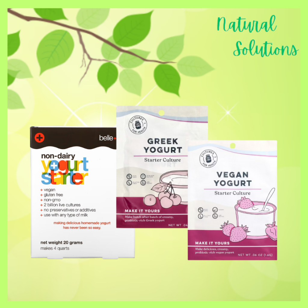 NaturalSolutions | Belle+Bella, Non-Dairy Yogurt Starter, Cultures for ...