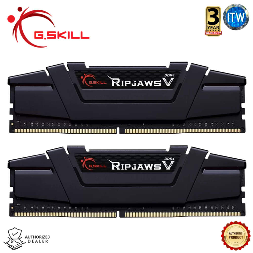 Itw | G.Skill DDR4 RAM 16GB (2x8GB) 3200Mhz Ripjaws V Unbuffered ...
