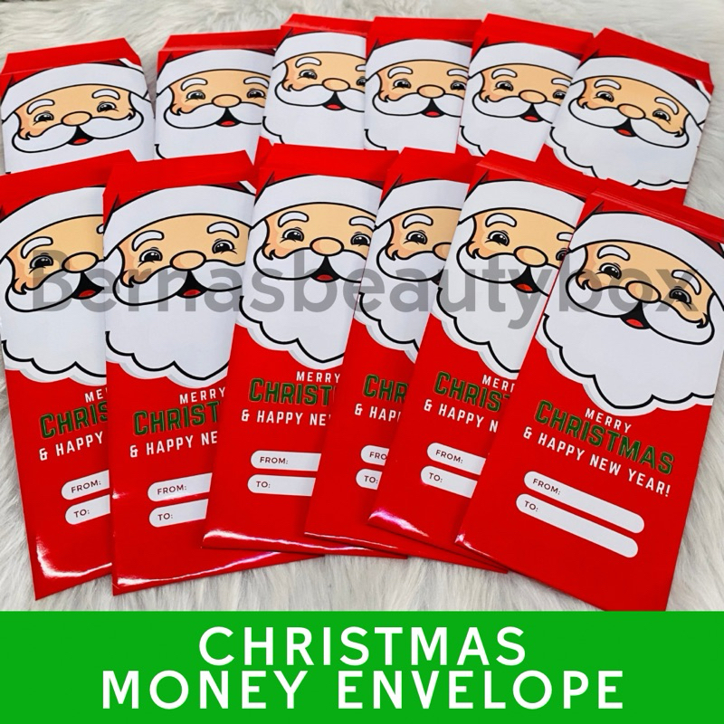 10pcs Personalized Christmas money envelope Angpao | Shopee Philippines