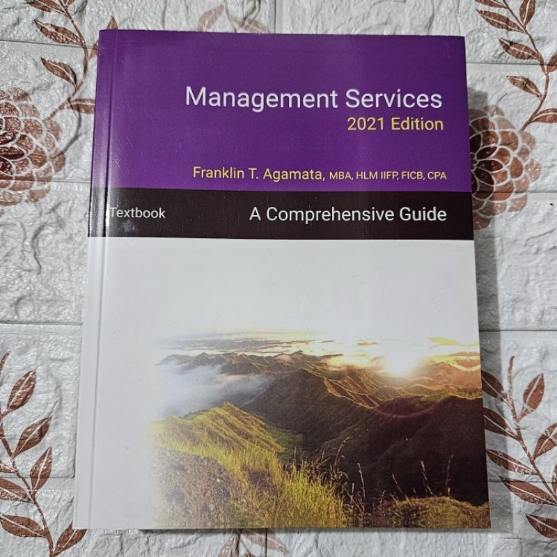 Management Services 2021 edition text book By: Agamata | Shopee Philippines