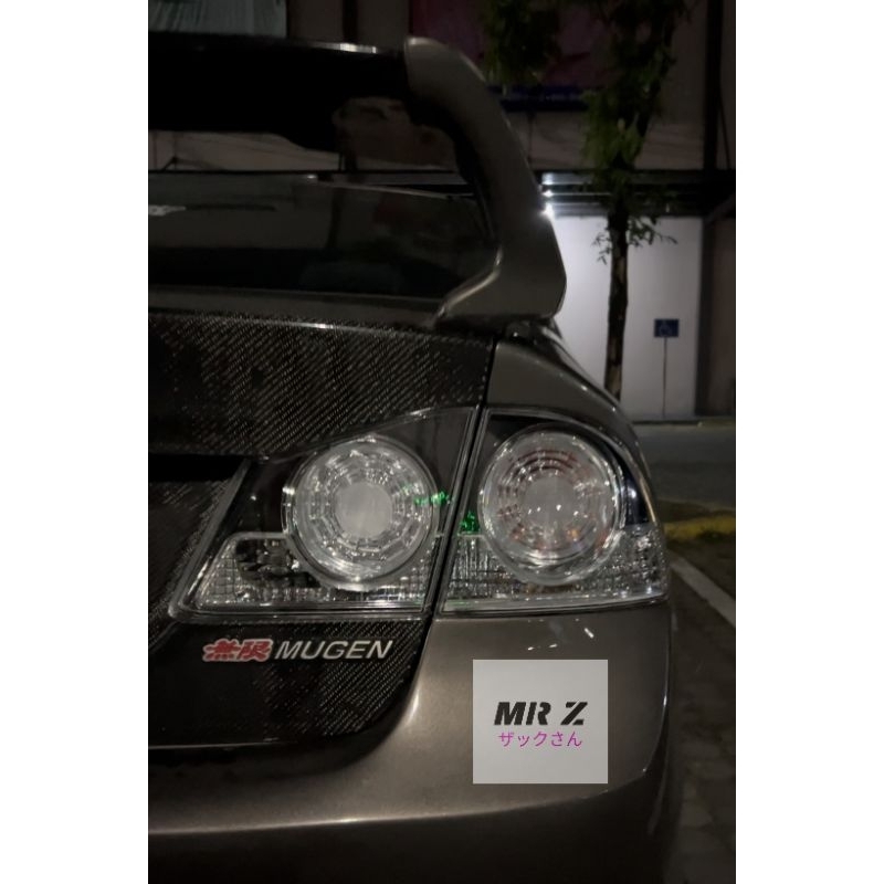 Rare Octagon/Round Clear Tailights for Civic FD 2006-2011 (set ...
