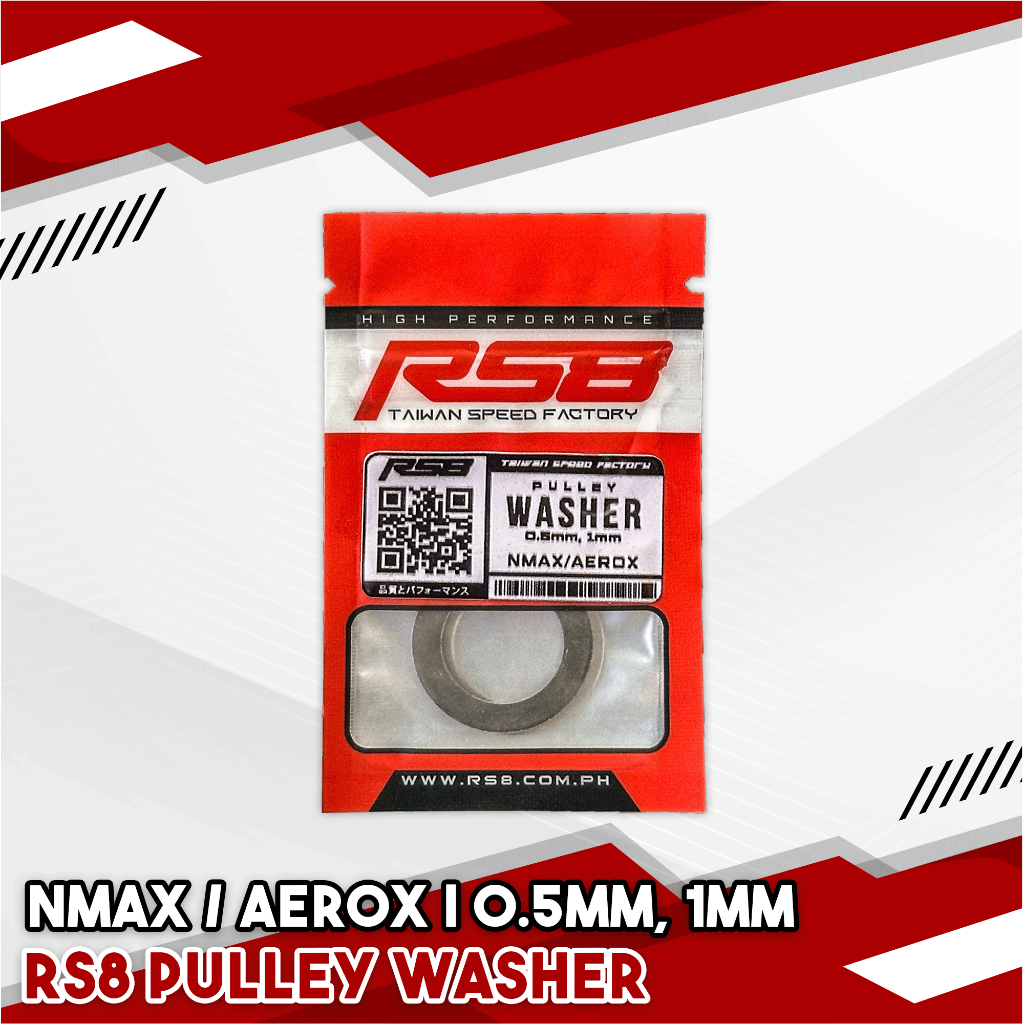 RS8 PULLEY WASHER 0.5MM/1MM FOR NMAX/AEROX/CLICK | Shopee Philippines