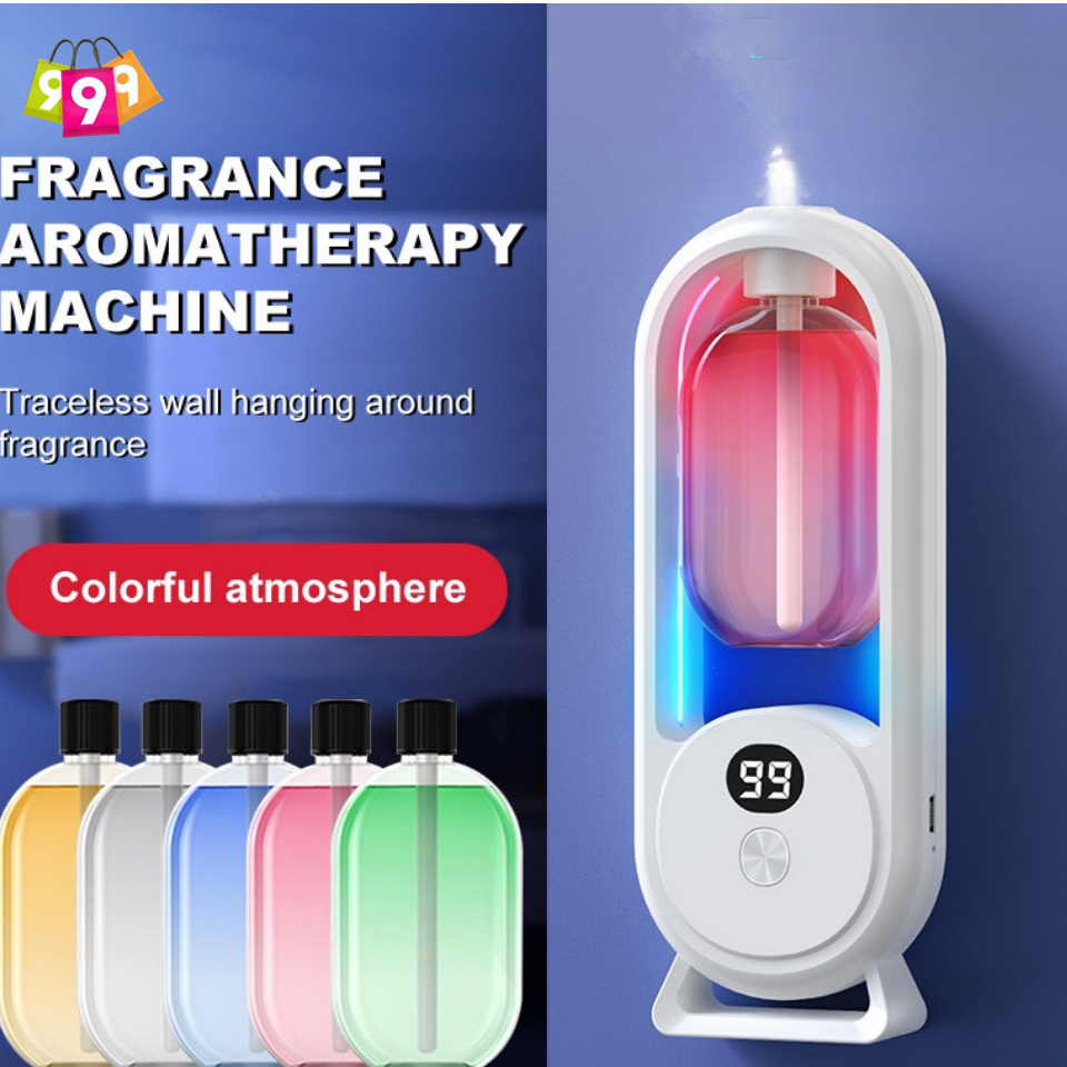 Digital display Rechargeable Fragrance Machine Automatic Aroma Diffuser ...
