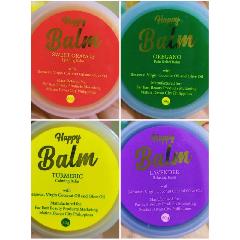 SCENTED MASSAGE RUB (HAPPY BALM) | Shopee Philippines
