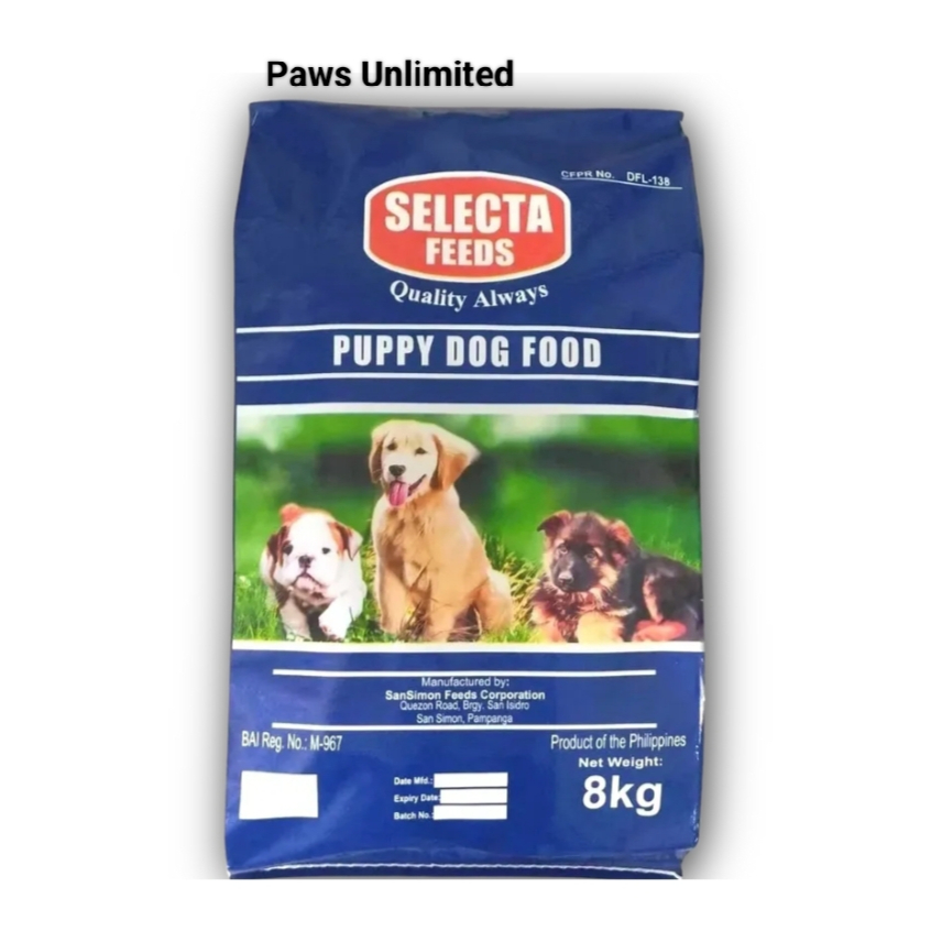 Selecta Feeds Puppy Dog Food 8kg | Shopee Philippines