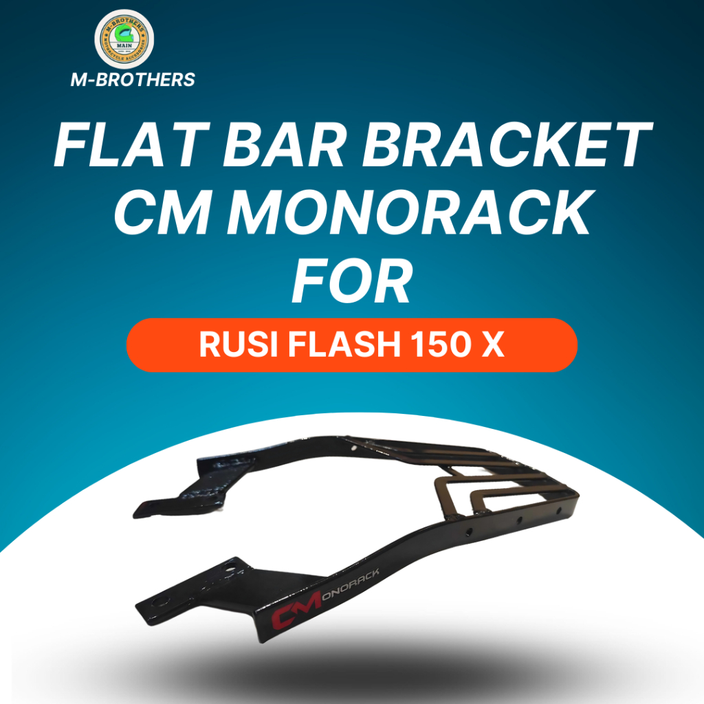 Rusi Flash 150 X CM Monorack Flat Bar Bracket for Motorcycle | Shopee ...