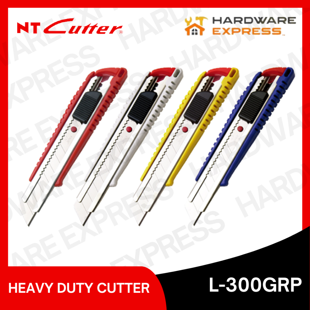 NT Cutter L-300RP Auto-Lock Cutter JAPAN RANDOM COLOR | Shopee Philippines