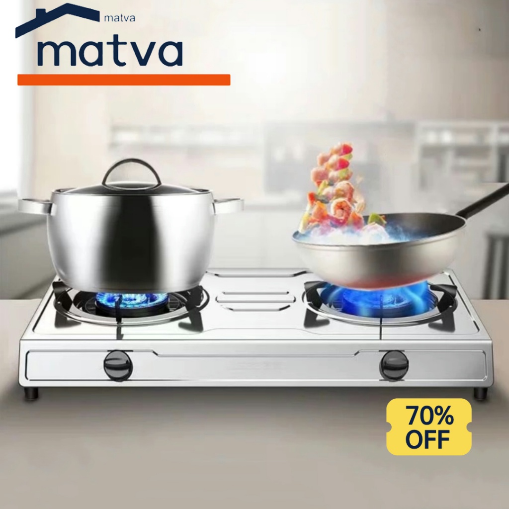 MATVA new gas stove double burner Commercial standard gas stove ...
