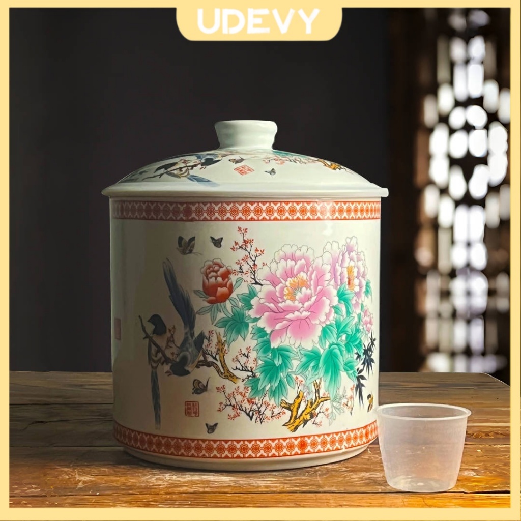 Ceramic Rice Dispenser Storage Rice Container BOX 2.5kg/5kg/7.5klios ...