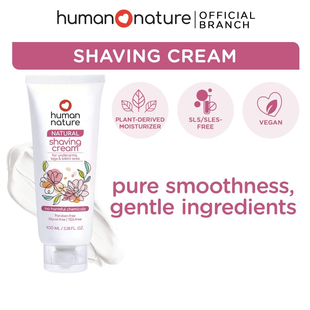 Human Nature Natural Shaving Cream 100ml | Shopee Philippines
