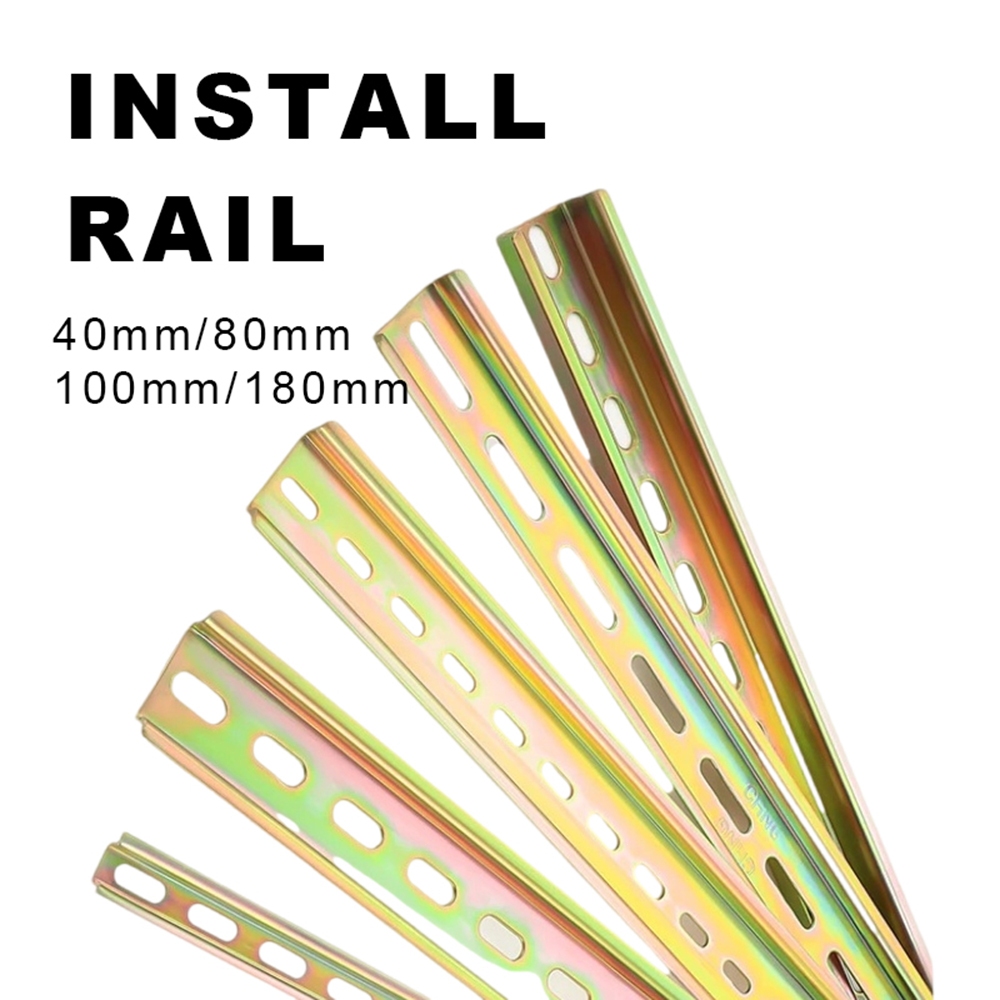 10/12/15/20/30/50cm Grooved Metal DIN Fixed Rail General Circuit ...