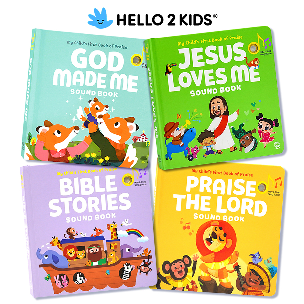 Hello 2 Kids Christian Sound Books - Interactive Musical Books for ...