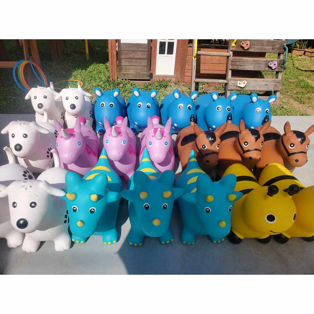 Aldi Bounce & Ride-on Inflatable Hopper Toy with Pump | Shopee Philippines